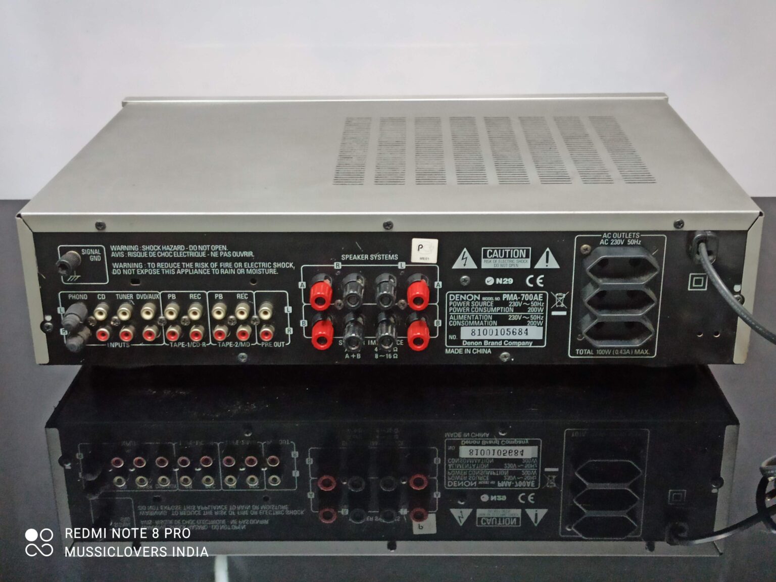 Buy Vintage DENON PMA-700AE STEREO INTEGRATED AMPLIFIER (2006-09) Sale ...